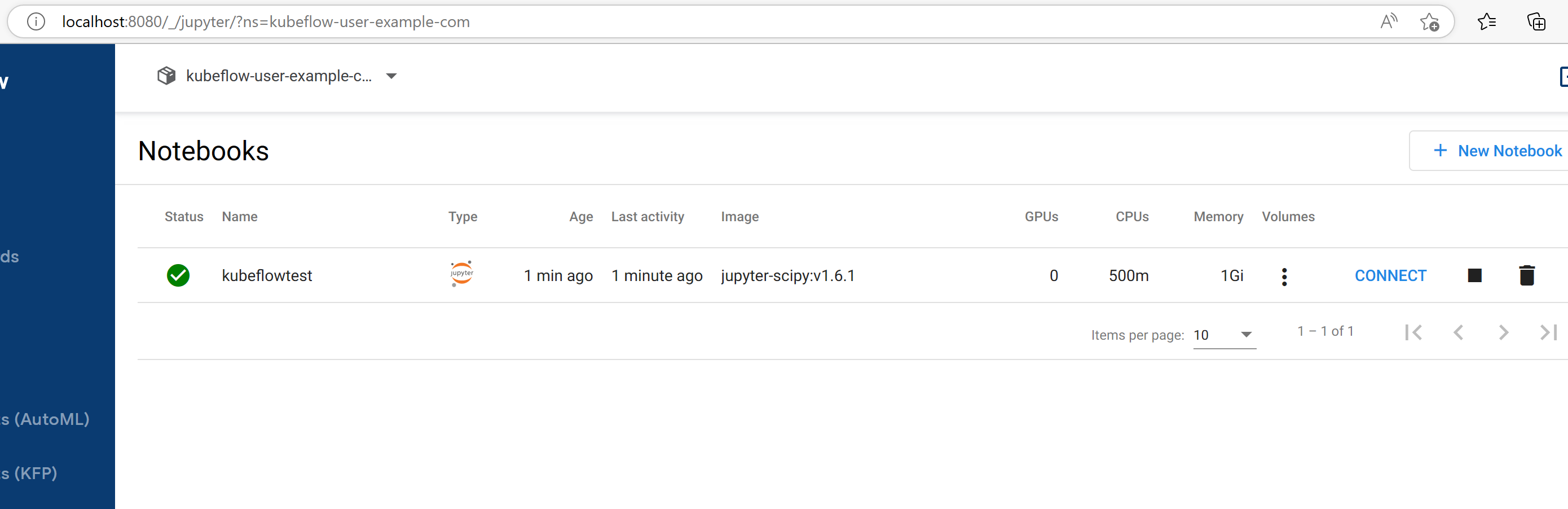 Vanilla Installation | Kubeflow on AKS